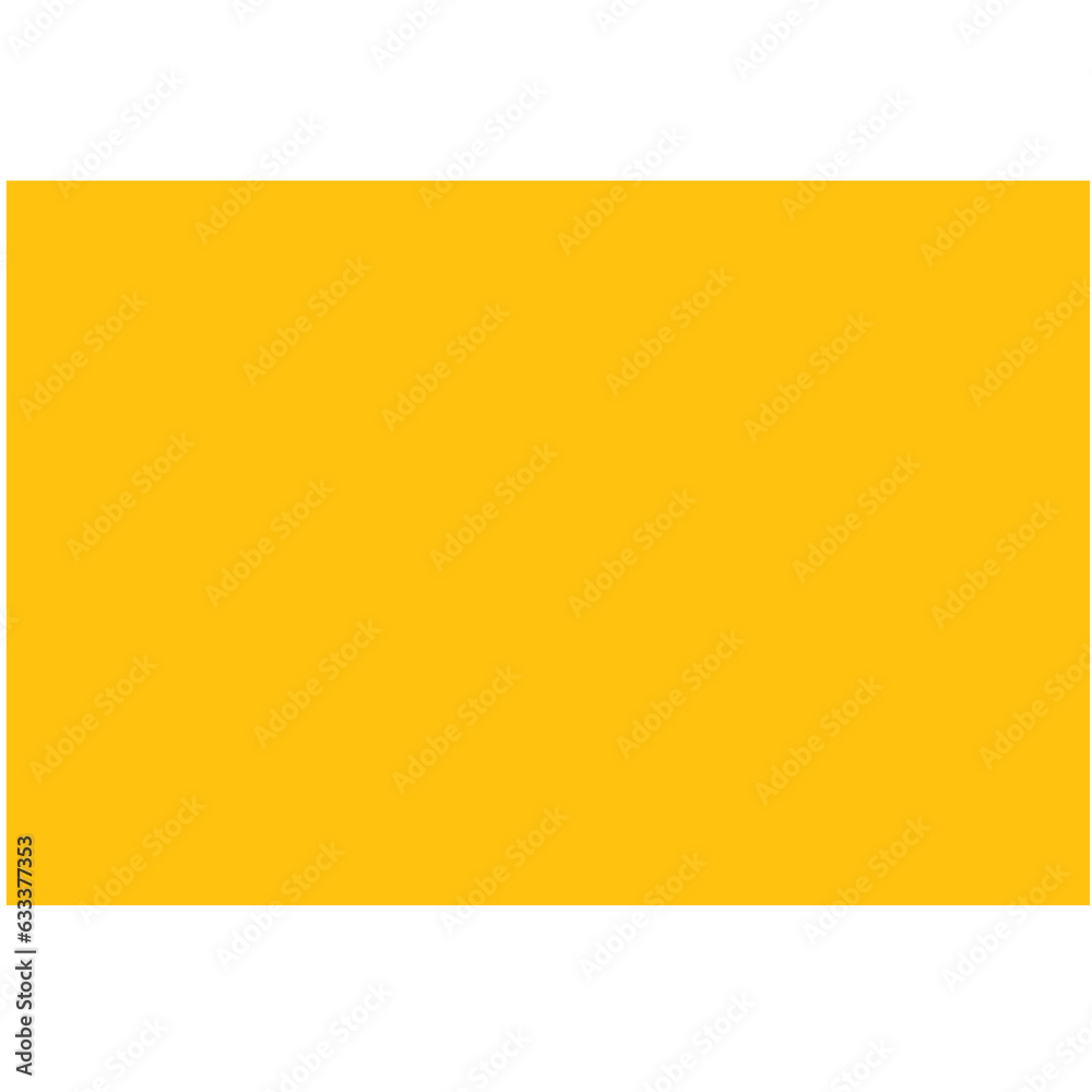 Digital png illustration of yellow rectangular with copy space on ...