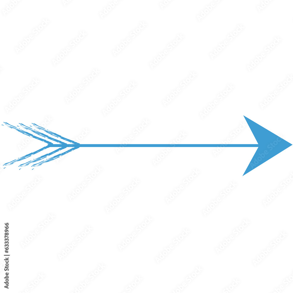 Digital png illustration of blue arrow on transparent background Stock ...