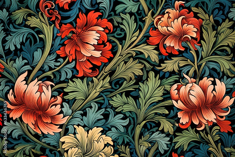 The patterns of the Victorian era, so fashionable now, were inspired by ...