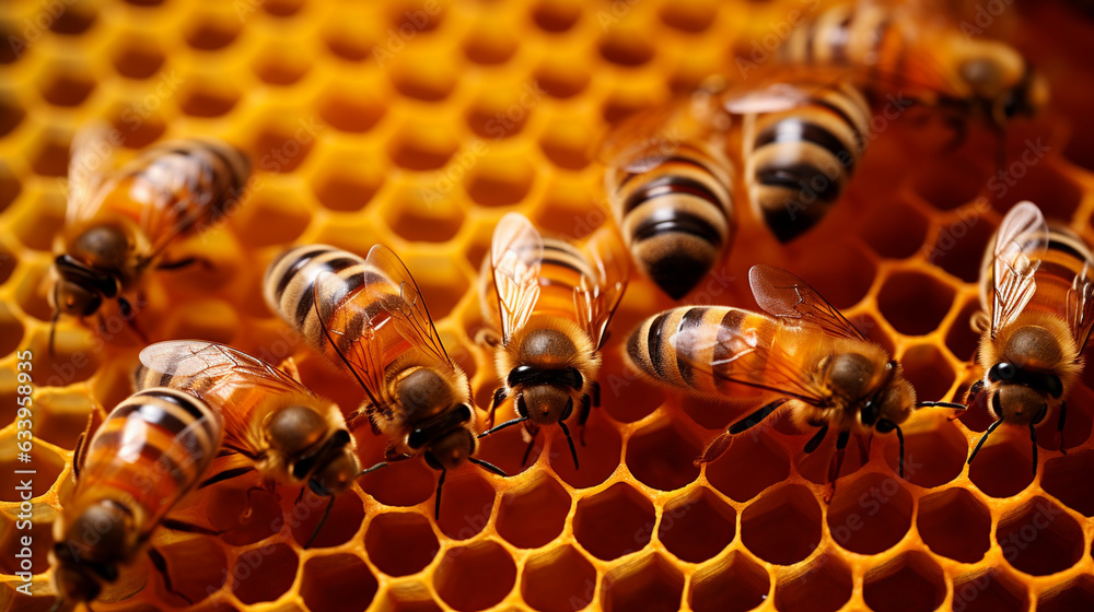 Beehive Architecture: An up-close look at the hexagonal pattern of ...