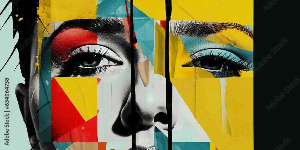 Artistic interpretation of the emotion 'disgust', with sharp, jagged ...
