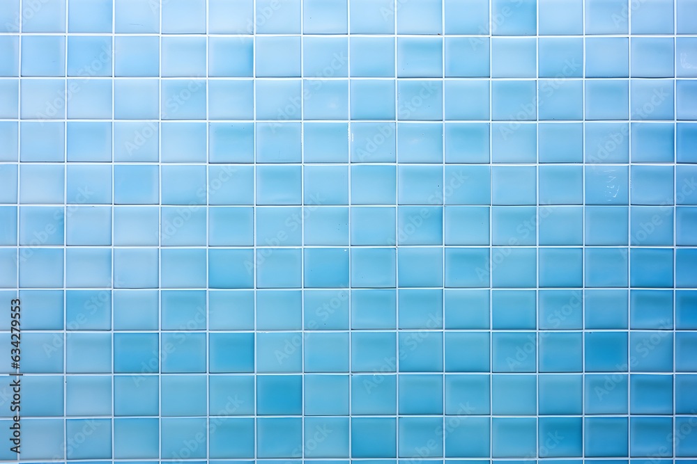 Blue tile wall chequered background bathroom floor texture Stock Photo ...