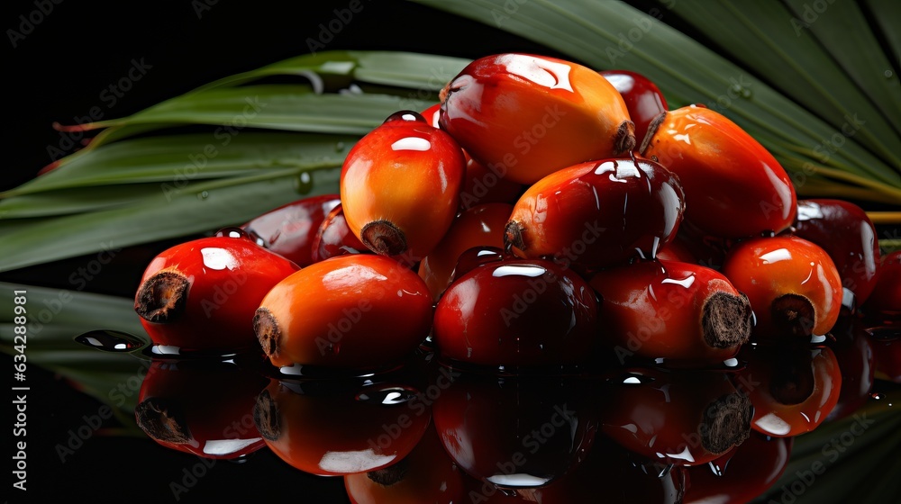 Oil palm fruit drupe, tree nectar for food and cosmetic industry ...
