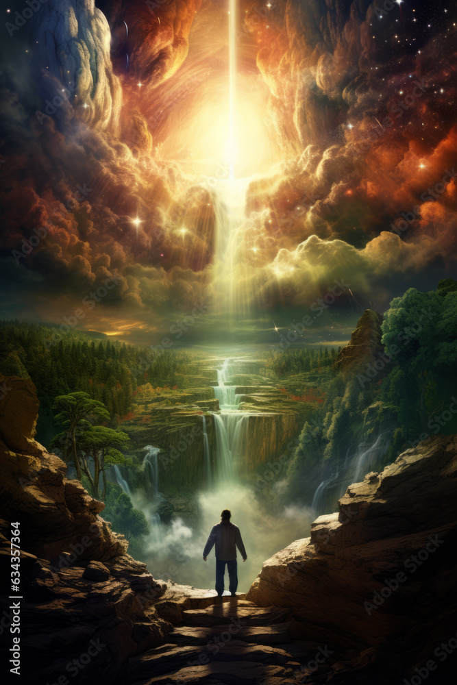 Genesis, in the beginning God created the heaven and the earth Stock ...