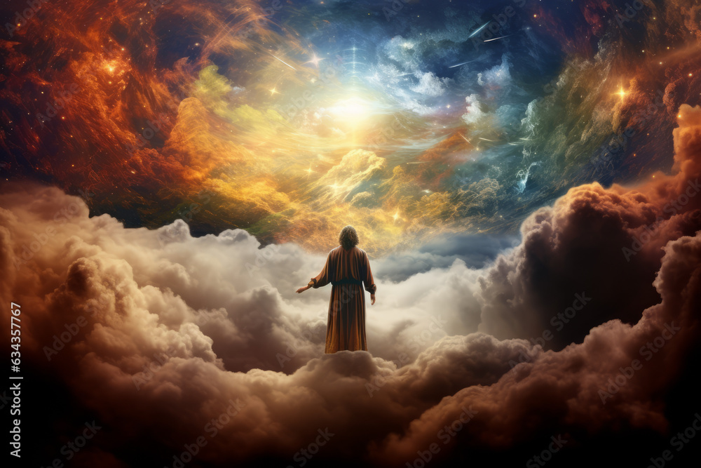 Genesis, in the beginning God created the heaven and the earth Stock ...