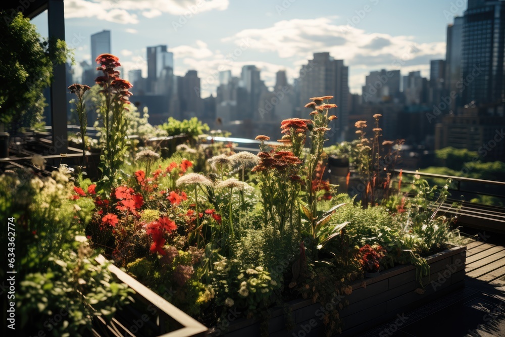 Nature's Triumph in Concrete Canyons: The Immaculate Rooftop Garden on ...