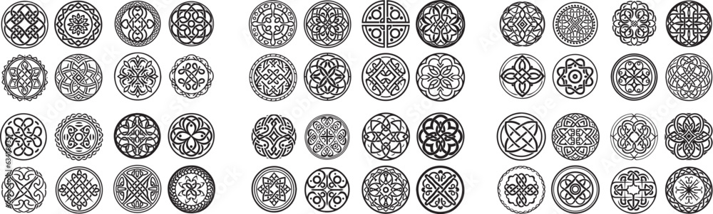 48 Celtic Irish Designs Stock Vector | Adobe Stock