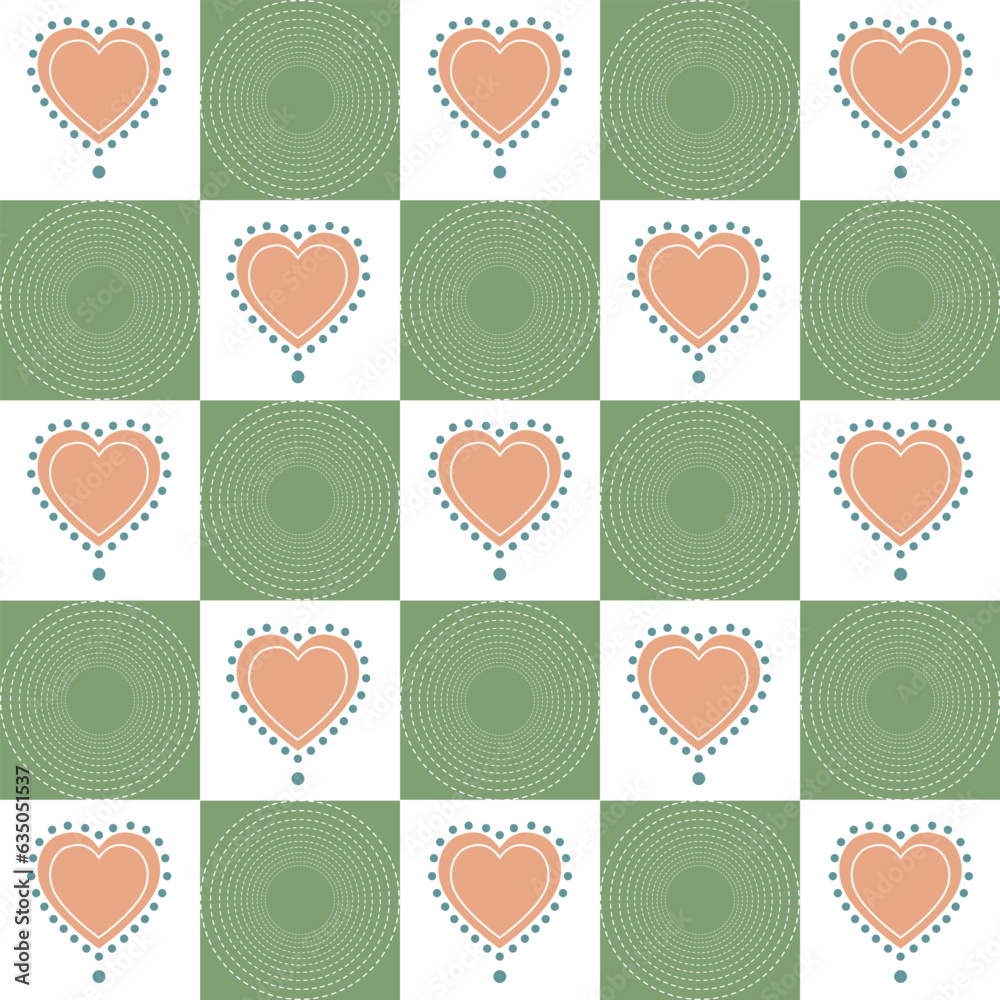 Abstract cycle and heart shapes. Retro 80's vector elements collection ...