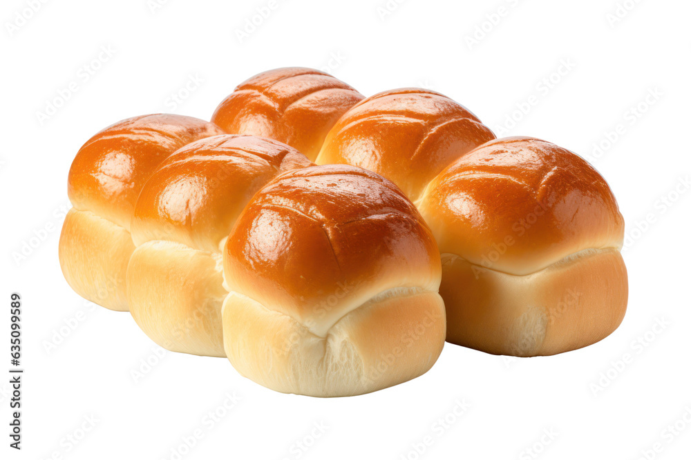 Bread rolls small buns isolated on white transparent background, PNG ...