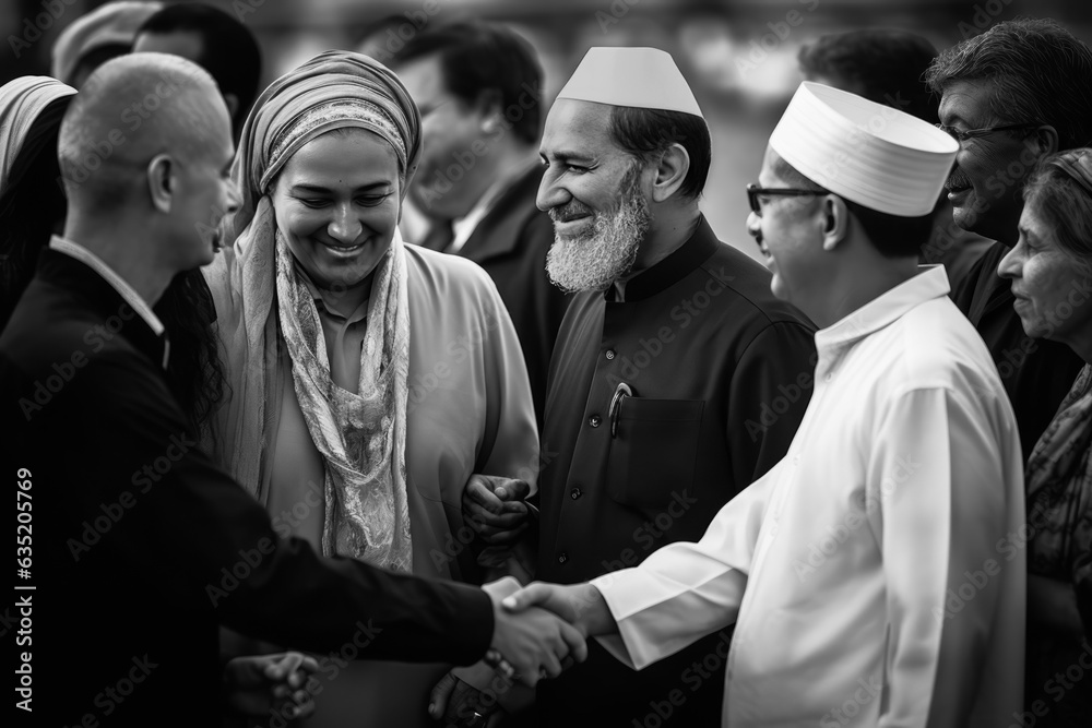 Leaders from various faiths engaged in interfaith dialogue, promoting ...