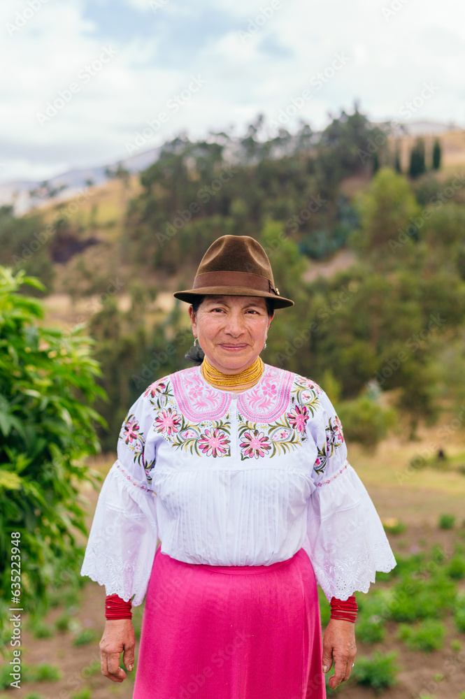 Indigenous women in field Stock Photo | Adobe Stock