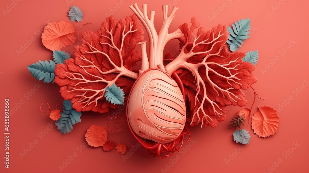 3D human organ systems, Human internal organs. Anatomy. Nervous ...