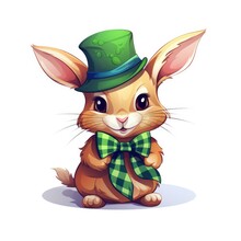 St. Patrick's Day Rabbit Art Free Stock Photo - Public Domain Pictures