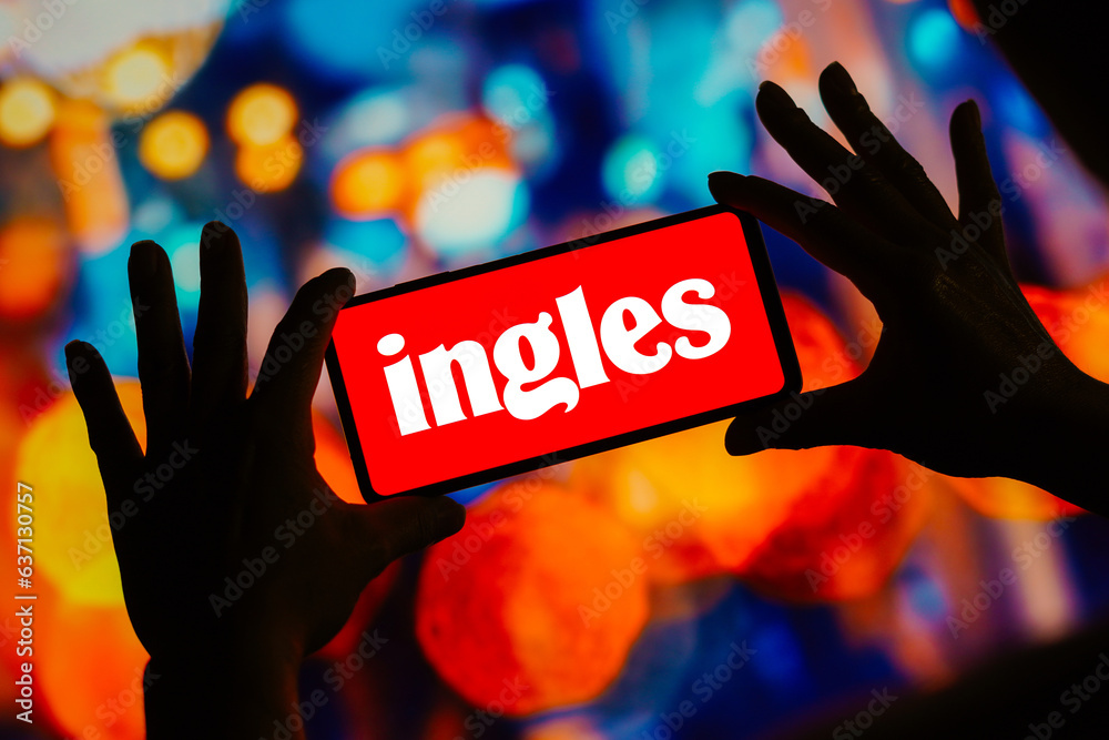 August 20, 2023, Brazil. In this photo illustration, the Ingles Markets ...