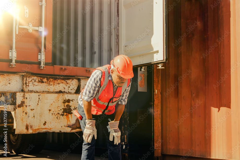 African American male workers suffer dehydration heatstroke thirst ...