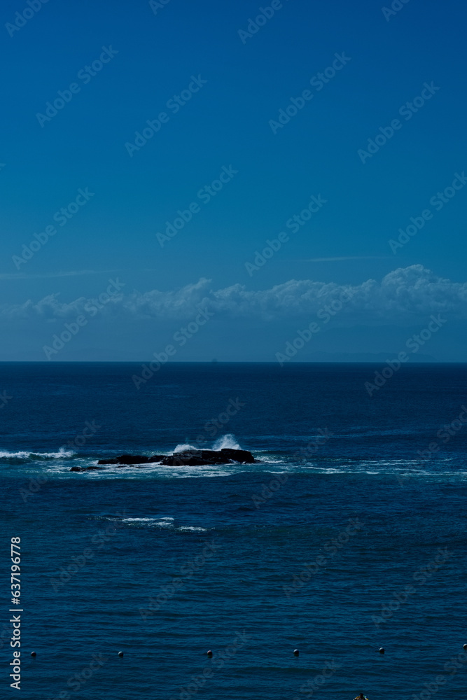 Miura Peninsula is located at the entrance to Tokyo Bay in Japan. This ...