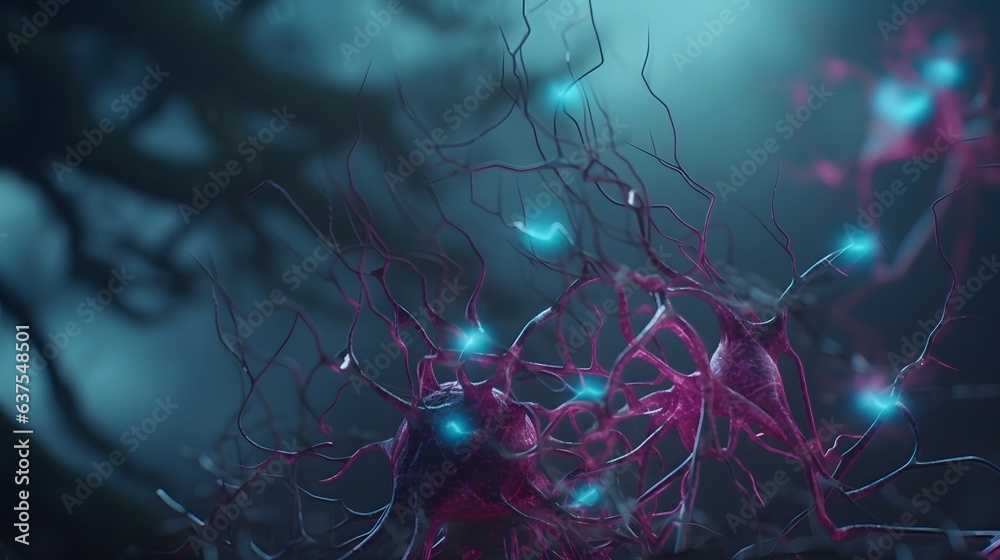 neuro cell synapse, neural brain illustration, axon biology nervous ...