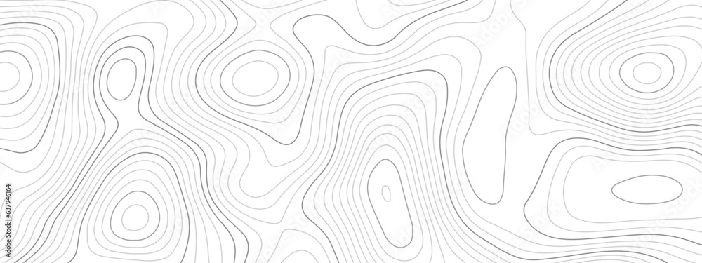 Abstract topographic wavy curve line background. Topography map pattern ...