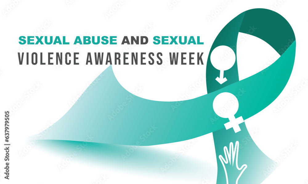 Sexual Abuse and Sexual violence awareness week. background, banner ...