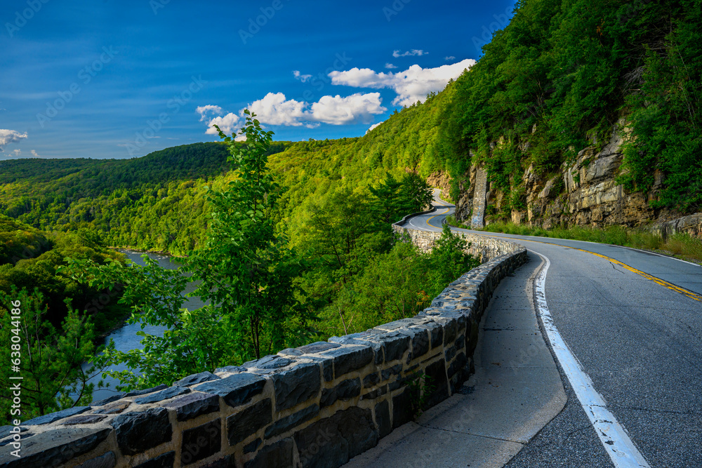 Views around the Upper Delaware Scenic Byway (NYS Route 97), which ...