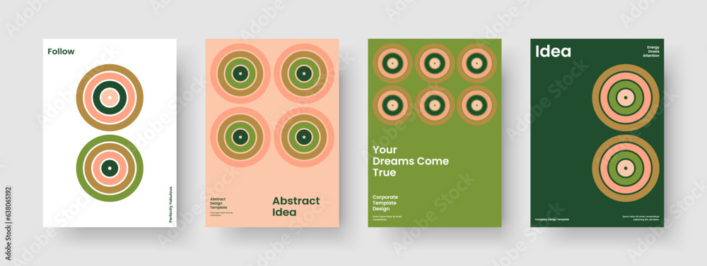 Geometric Flyer Design. Creative Poster Layout. Modern Report Template ...