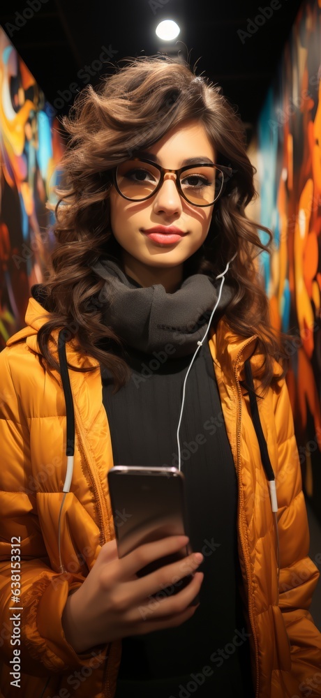 Foto de Stock Woman Photo: Expressive Girl Portrait of Confident Young ...