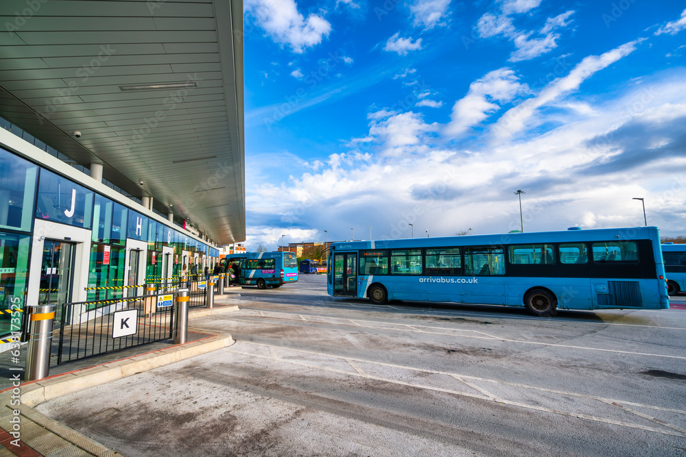 Stevenage Interchange bus station located. £9.6 million new bus ...