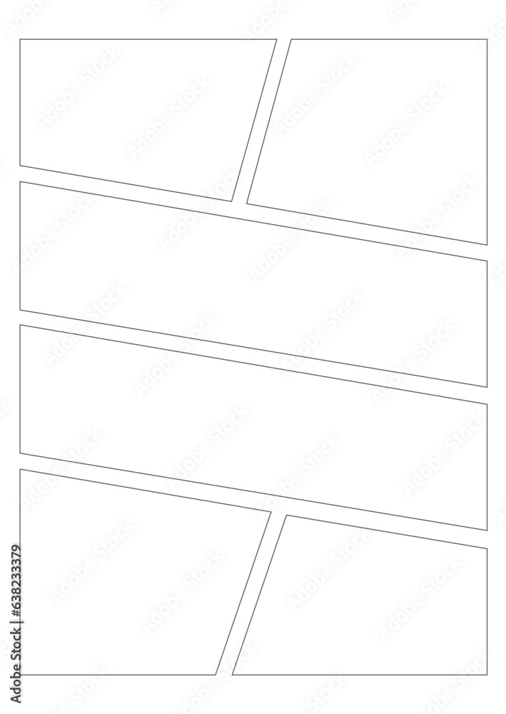 Comic or Manga background, pop art backdrops in frames and panel for ...