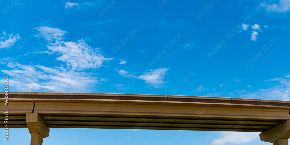 structural roadway. road junction. flyover architecture of transport ...