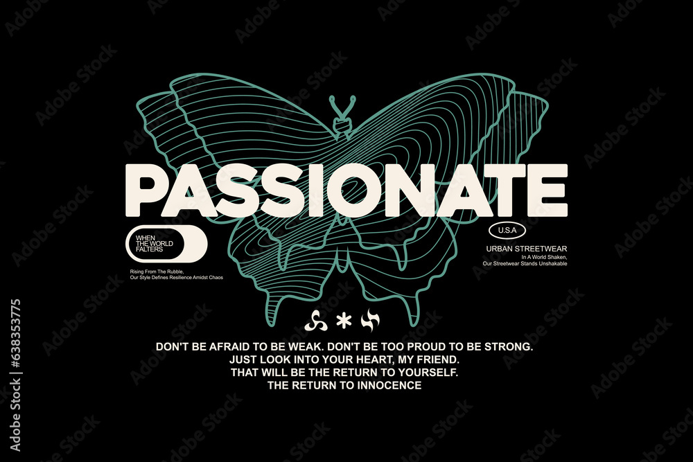 streetwear style concept vector graphic tee design templates ideas ...