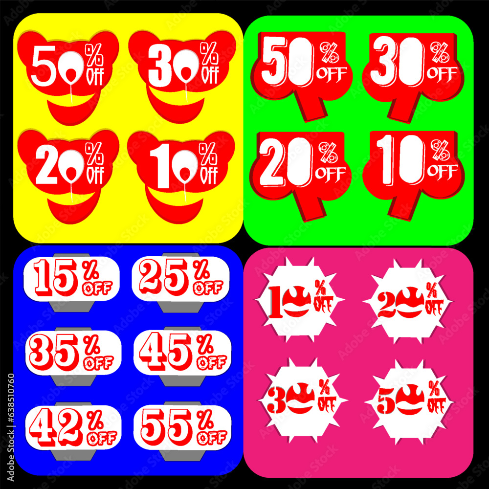 Paragraph discount or sale text with original notes for various event ...