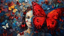 Butterfly Abstract Sketch Art Print Free Stock Photo - Public Domain ...