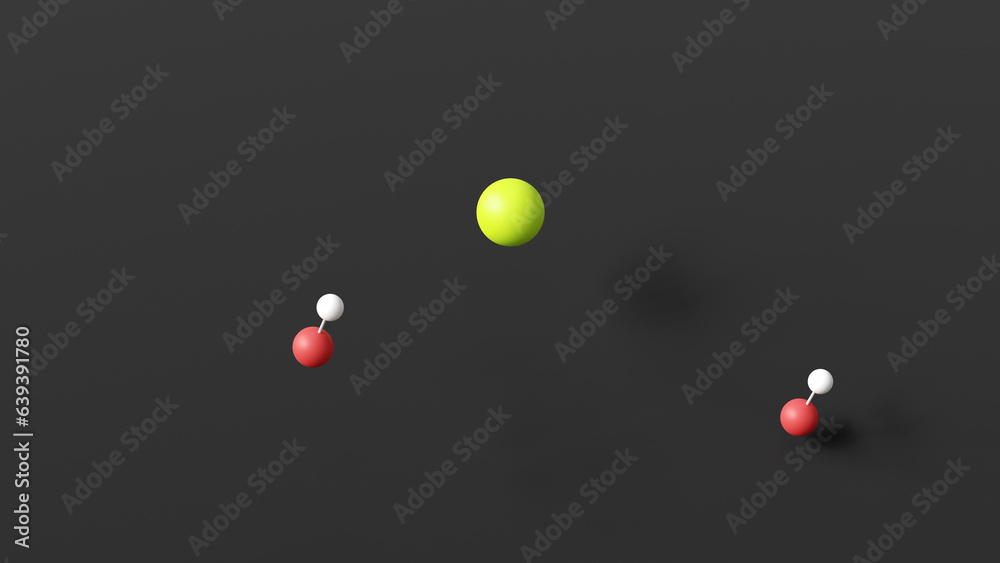 Illustration Stock magnesium hydroxide molecule, molecular structure ...