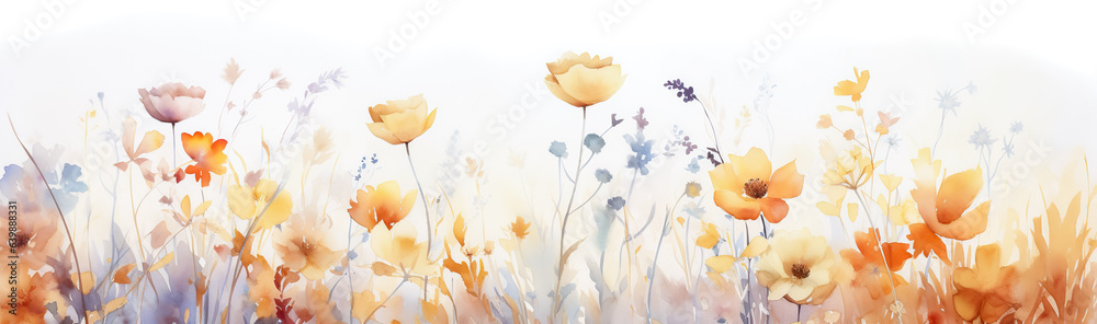 Watercolor Flower Clipart. Realistic Floral Illustrations. Watercolor ...