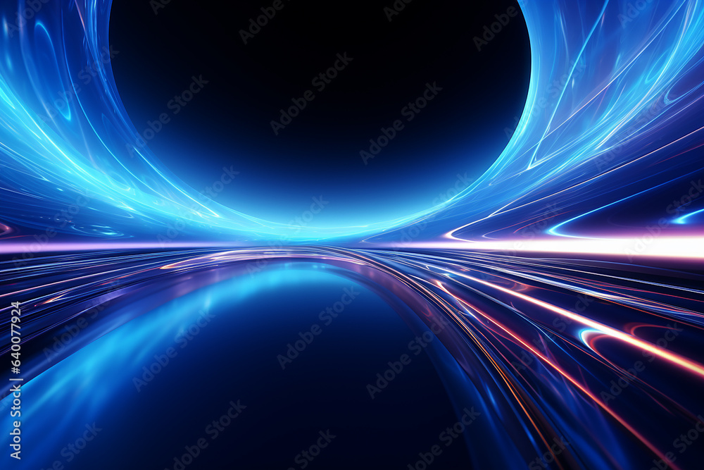 Hyperloop train, background of a magnetic levitation train, the fastest ...