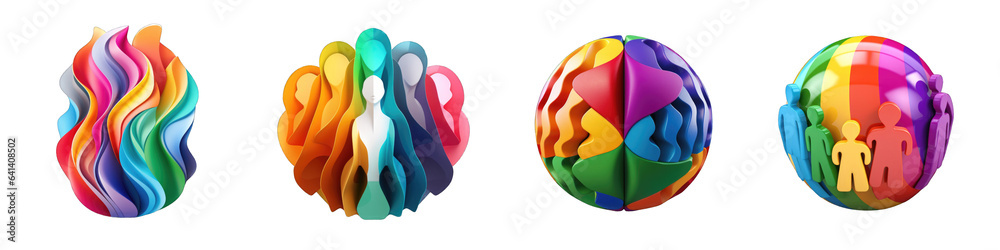 Diversity Equality and Inclusion clipart collection, vector, icons ...