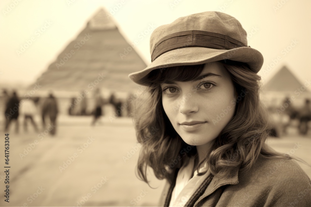 Group portrait photography of a jovial girl in his 30s wearing a ...