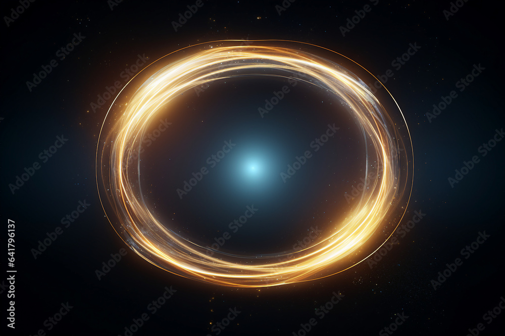 Generative ai collage image picture of magic mysterious swirl twirl ...