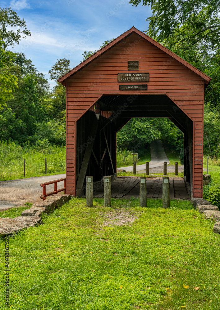 Dents Run Covered Bridge is a historic covered bridge located near ...
