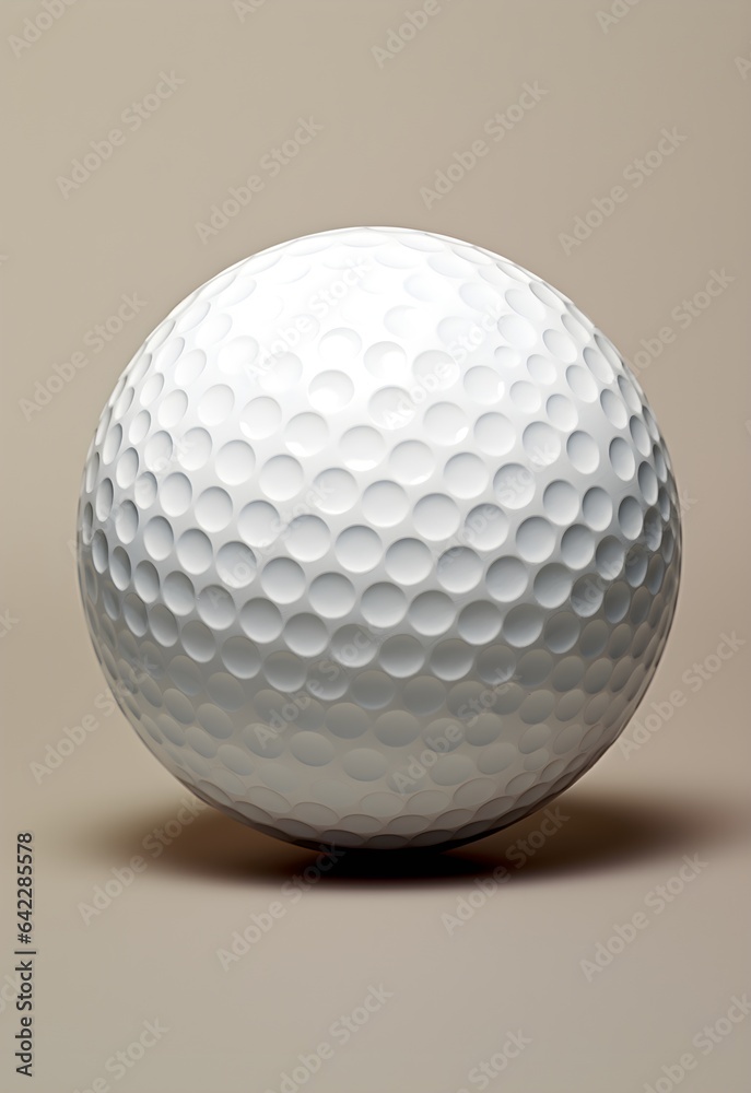Golf Ball Precision in Minimalist Pop Art" - This image beautifully ...