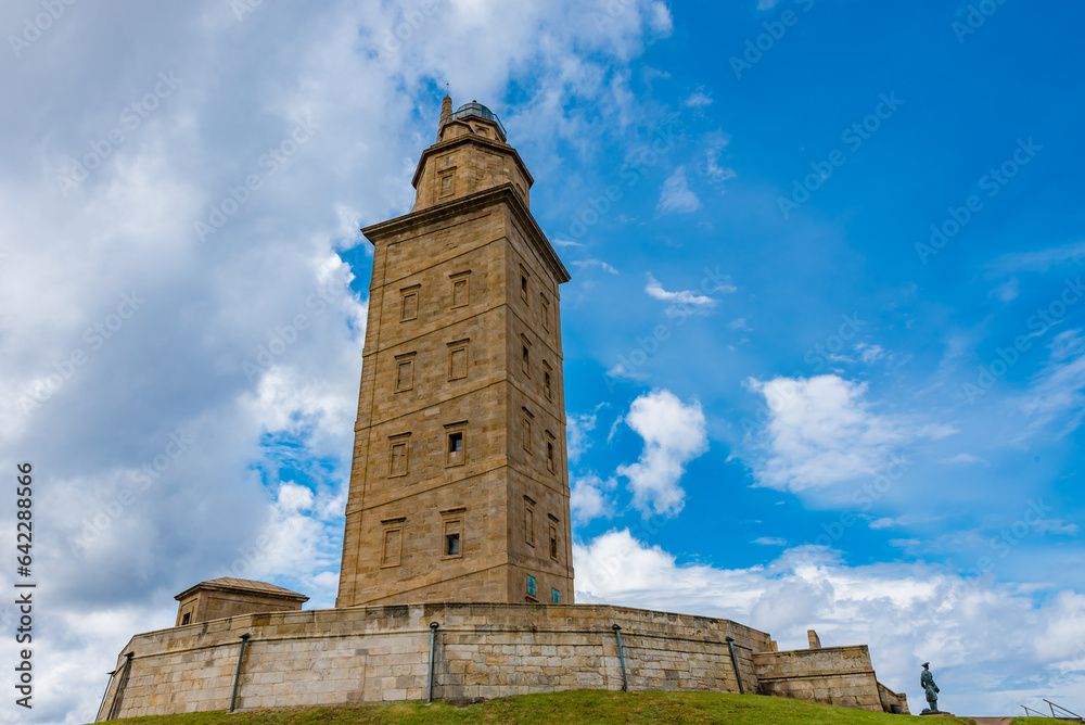 The Tower of Hercules (Galician: Torre de Hércules, Spanish: Torre de ...