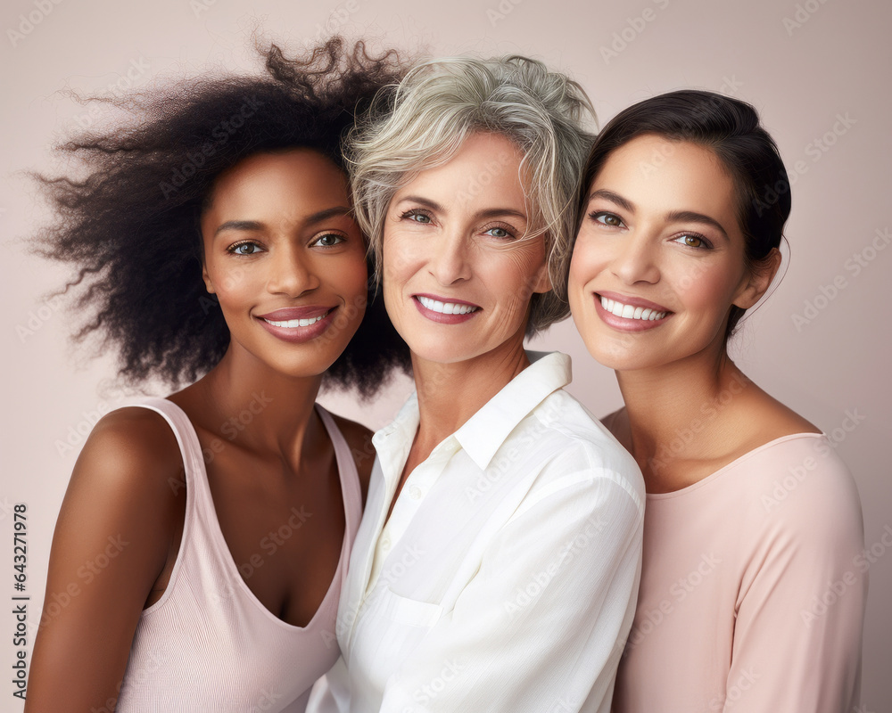 Beauty and unity, this diverse group of beautiful women of all skin ...