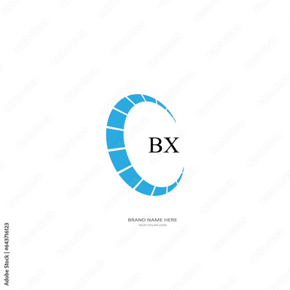 Стоковое векторное изображение «Bx Logo Design, Inspiration for a ...
