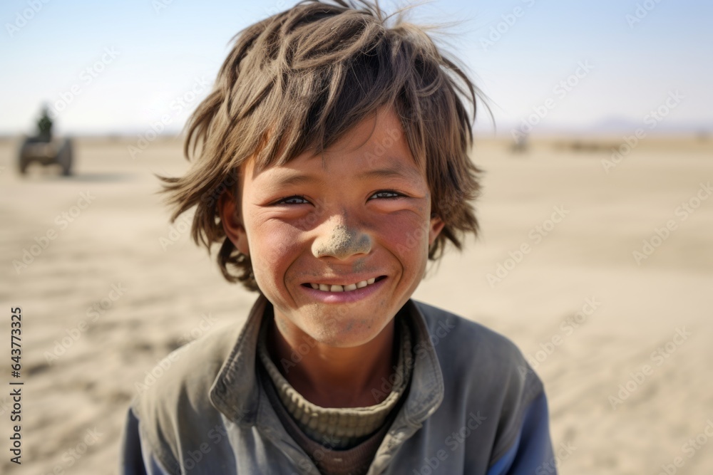 Headshot portrait photography of a happy boy in his 30s wearing a chic ...
