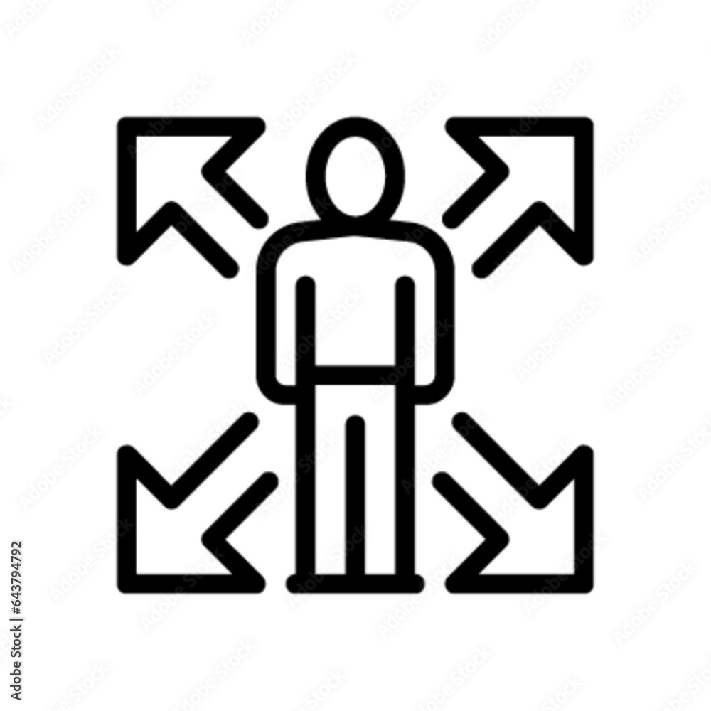 Picto pictogramme symbole profil cv Stock Vector | Adobe Stock