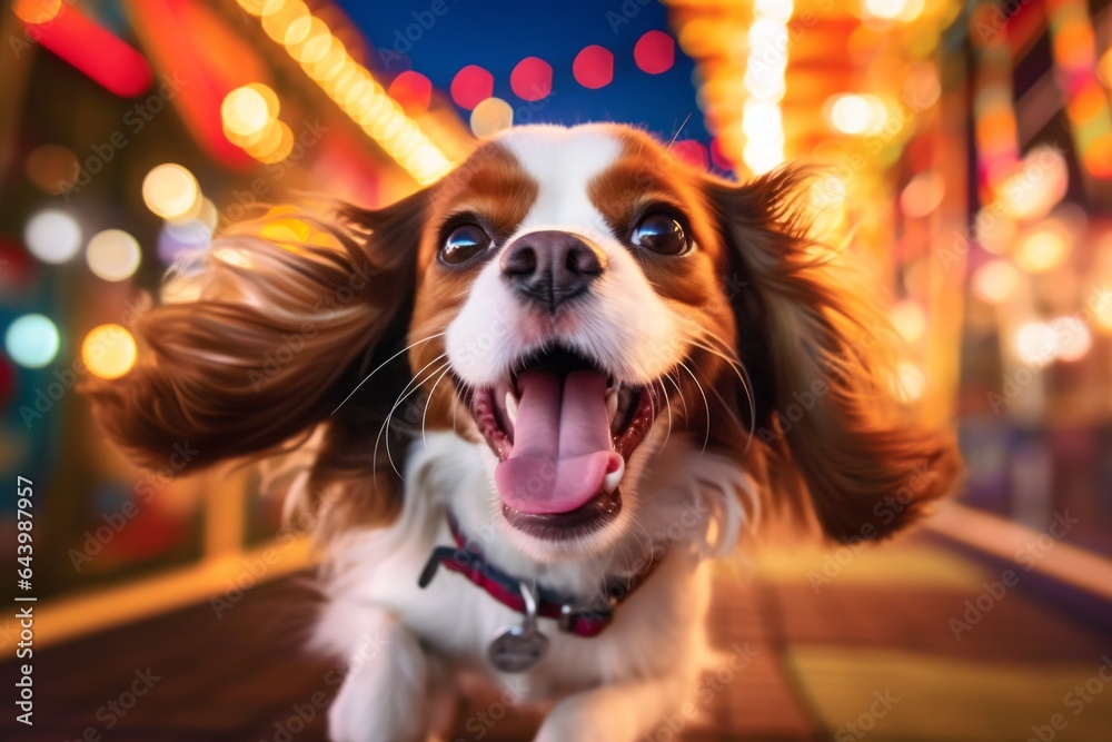 Close-up portrait photography of a smiling cavalier king charles ...