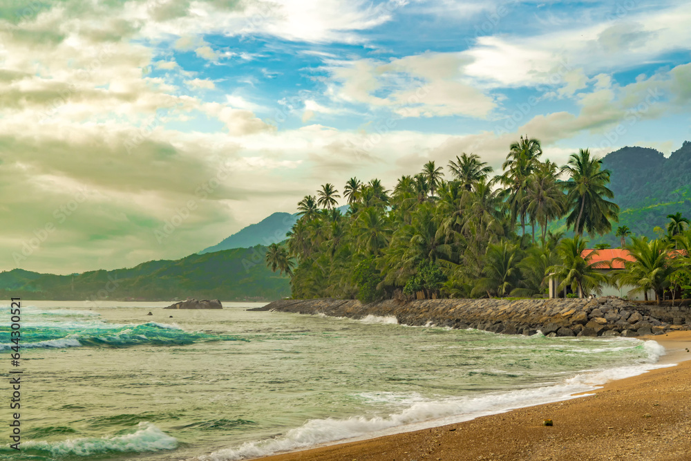 Sawang Indah Beach, Tapaktuan, Aceh. Serene coastal paradise with ...