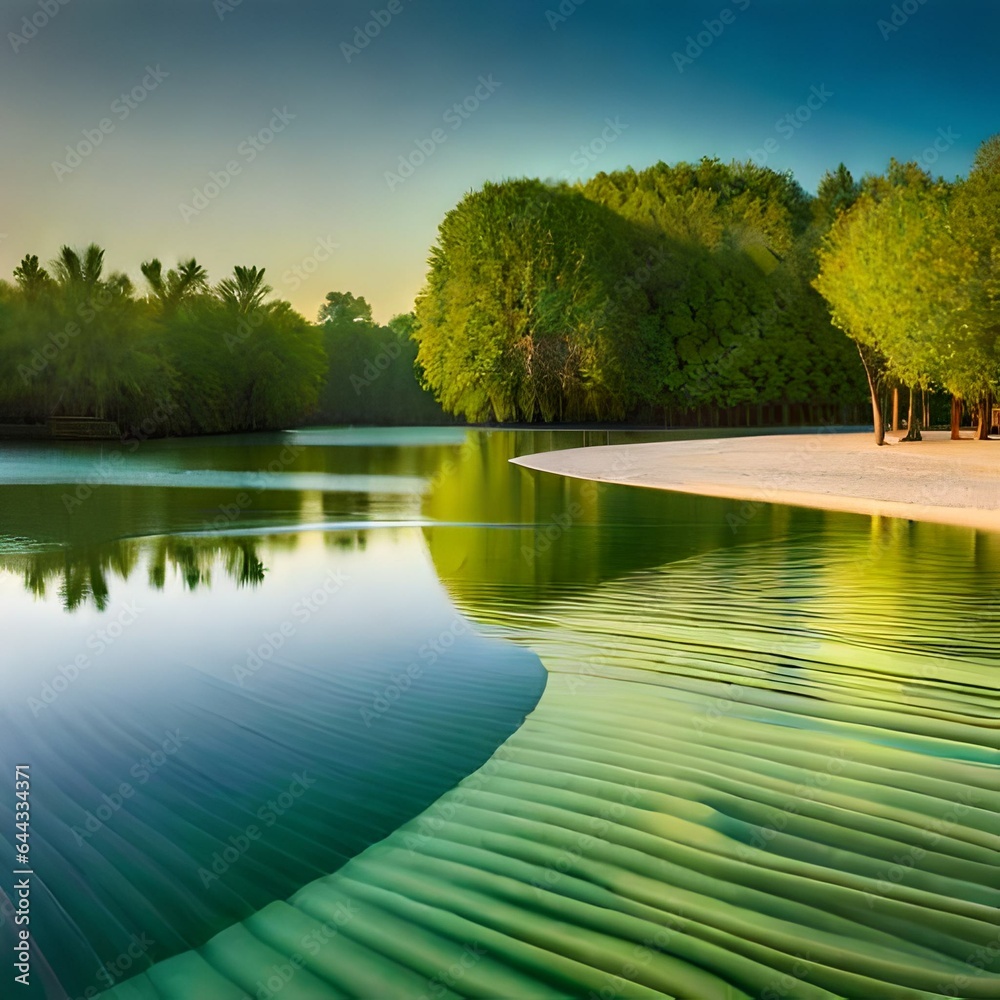 Saudi Arabia- Jazan Province- Green mangrove forest in summer.AI ...