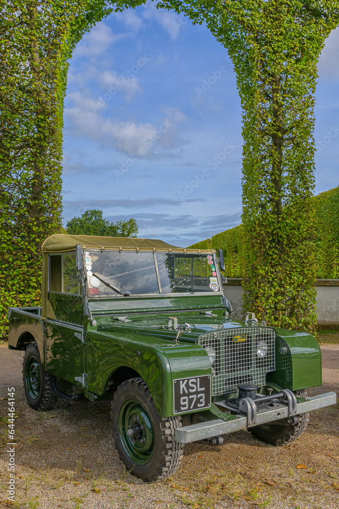 classic car land rover s1 80 1949, presented at the classic gala ...