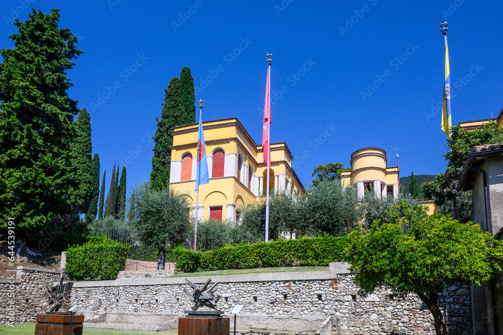 Vittoriale degli Italiani, villa di Gabriele D'Annunzio, Gardone Riviera, Salò, Lago di Garda ...